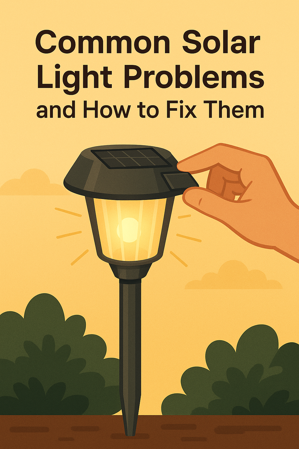 Common Solar Light Problems and How to Fix Them