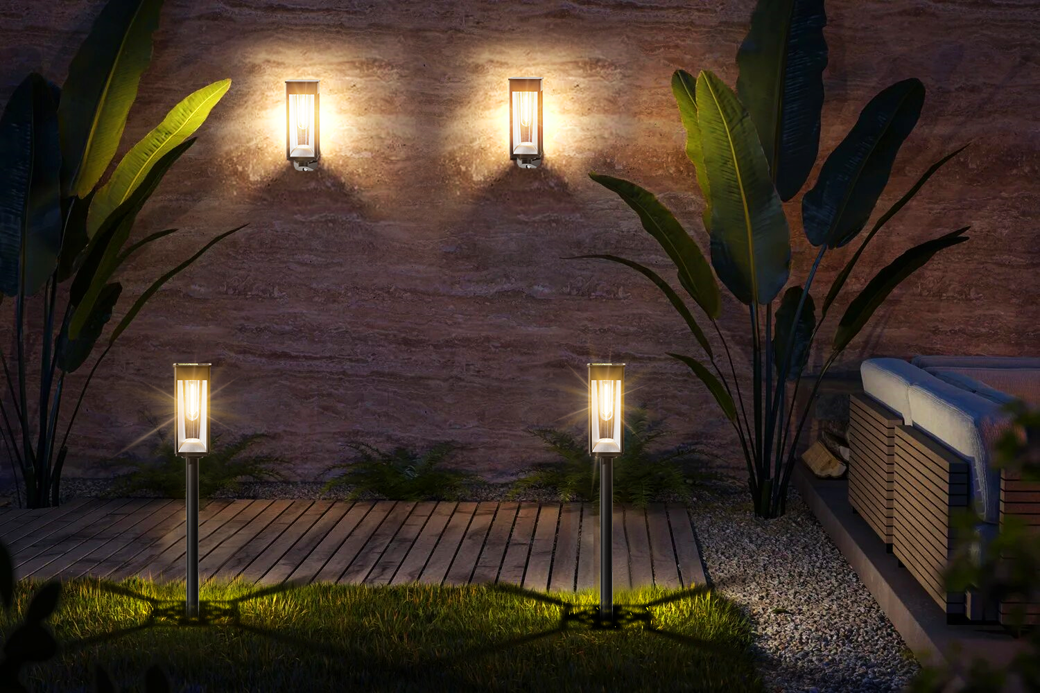Philips Landscape Lighting Bollards Mafria LED IP44 Outdoor Bollard